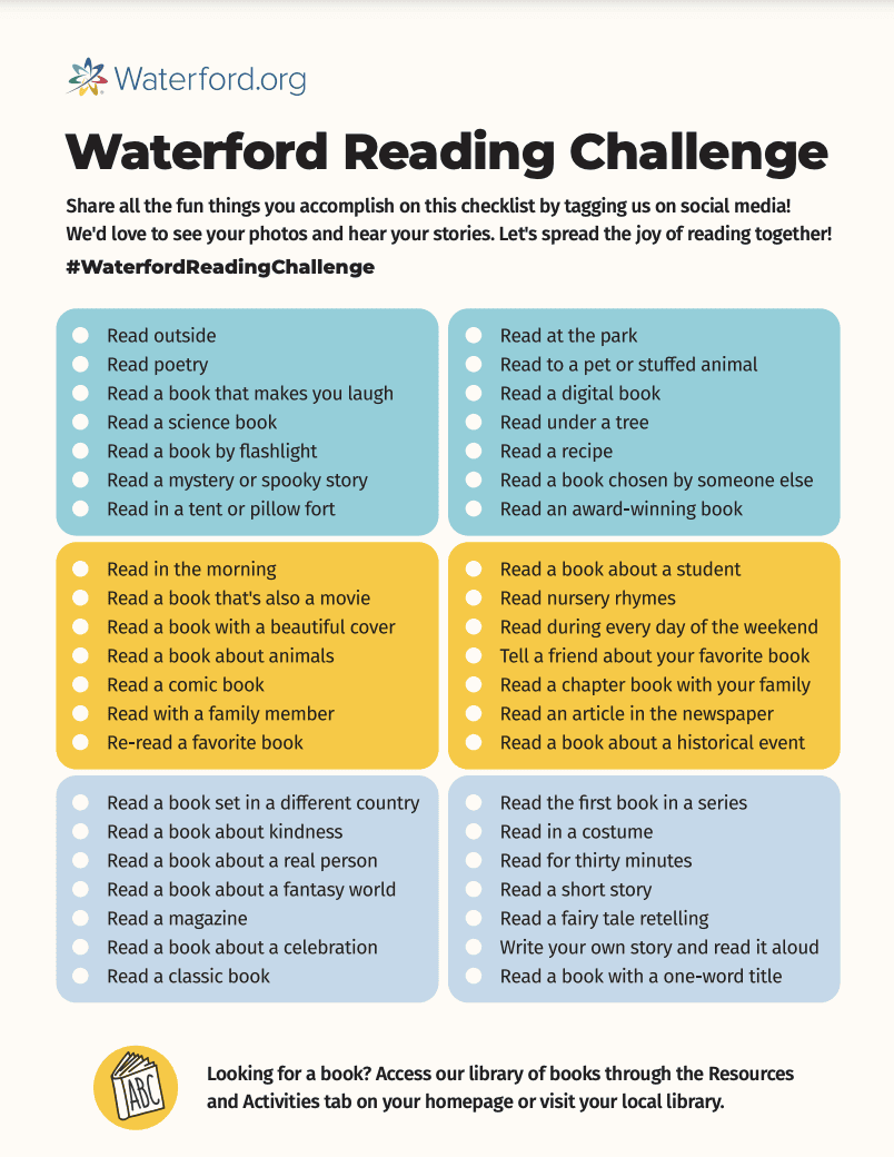 Can You Complete These 48 Summer Reading Challenges? - Waterford.org